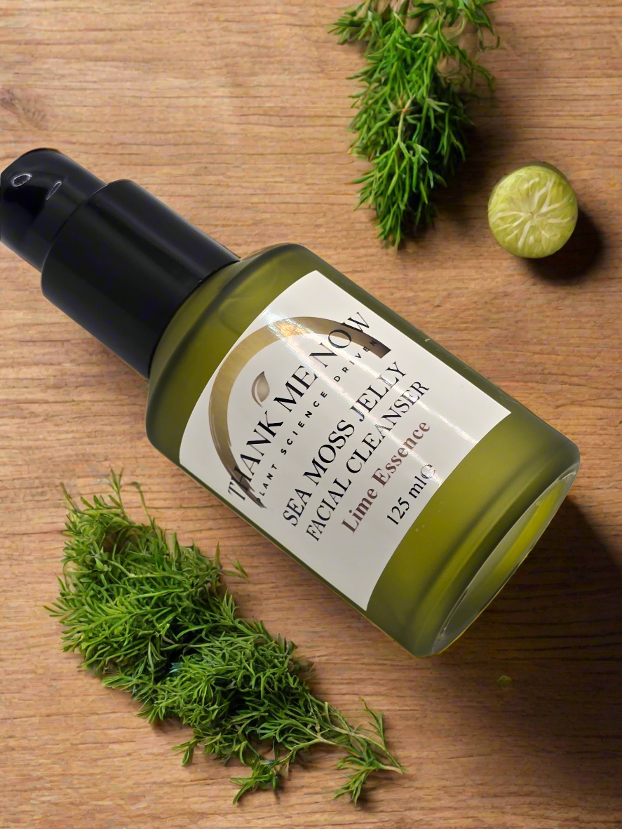 Sea Moss Jelly - Facial Cleanser -Lime Essence – Thank Me Now